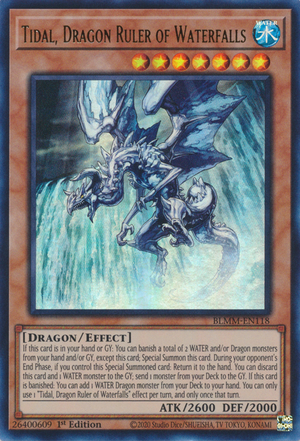 Tidal, Dragon Ruler of Waterfalls - Yugipedia