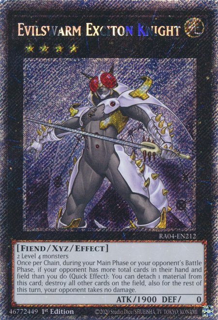 Evilswarm Exciton Knight - Yugipedia