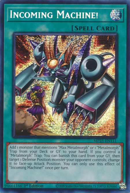 Incoming Machine! - Yugipedia