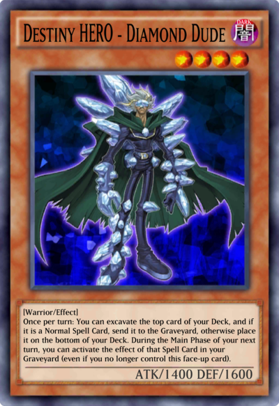 Destiny HERO - Diamond Dude (Duel Links) - Yugipedia
